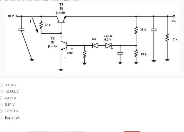 Solved find a) Vo b) Vce c) Find the maximum value of I | Chegg.com
