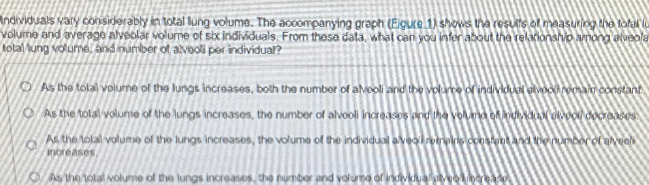 Solved Individuals vary considerably in lotal lung volume. | Chegg.com
