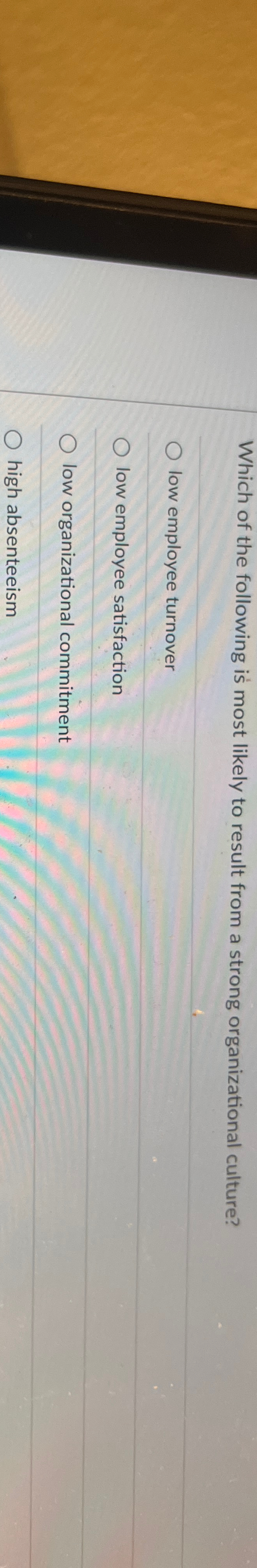 Solved Which of the following is most likely to result from | Chegg.com