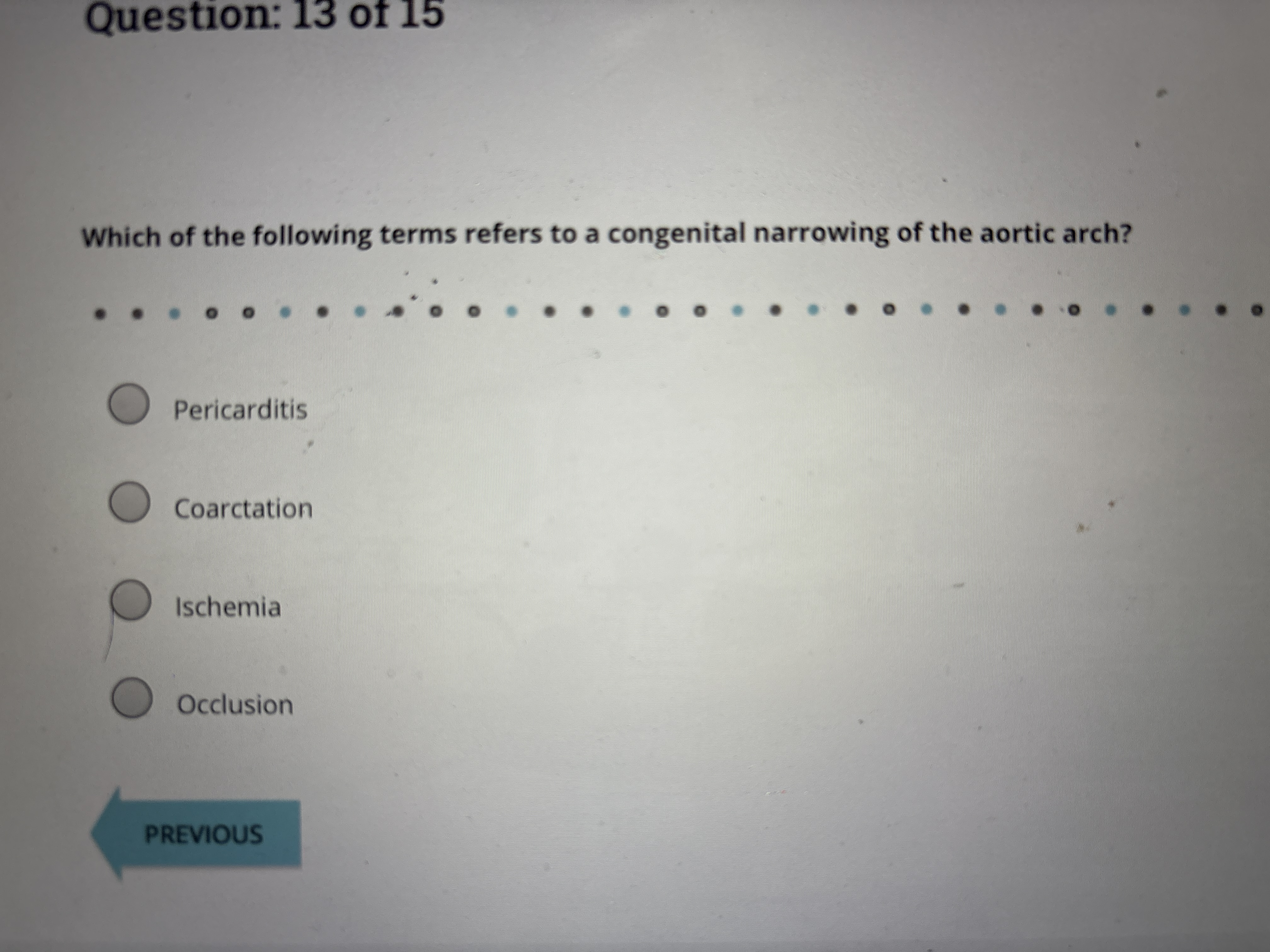 Solved Question: 13 ﻿of 15Which of the following terms | Chegg.com
