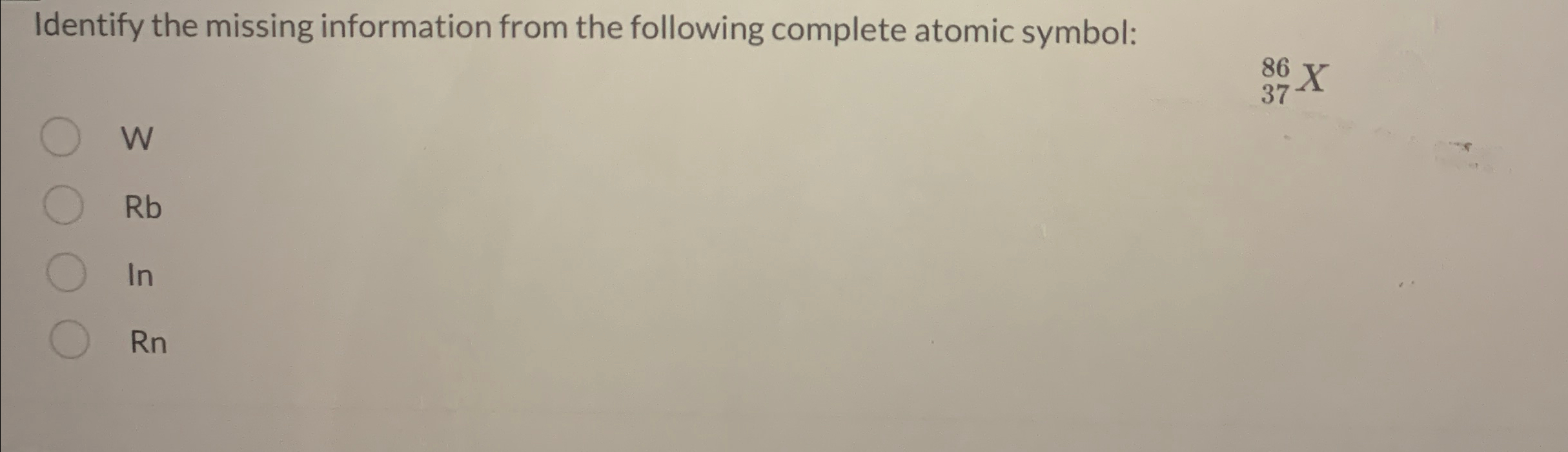 Solved Identify the missing information from the following | Chegg.com