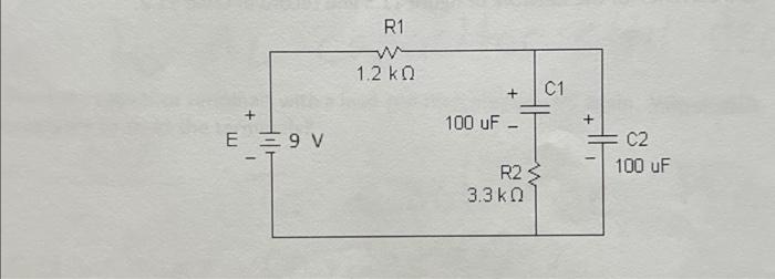 Solved (b) Assuming ideal capacitors and using measured | Chegg.com