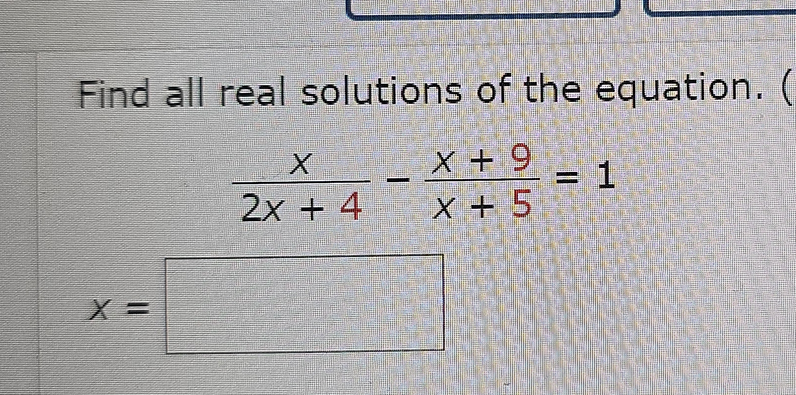 Solved Find all real solutions of the | Chegg.com