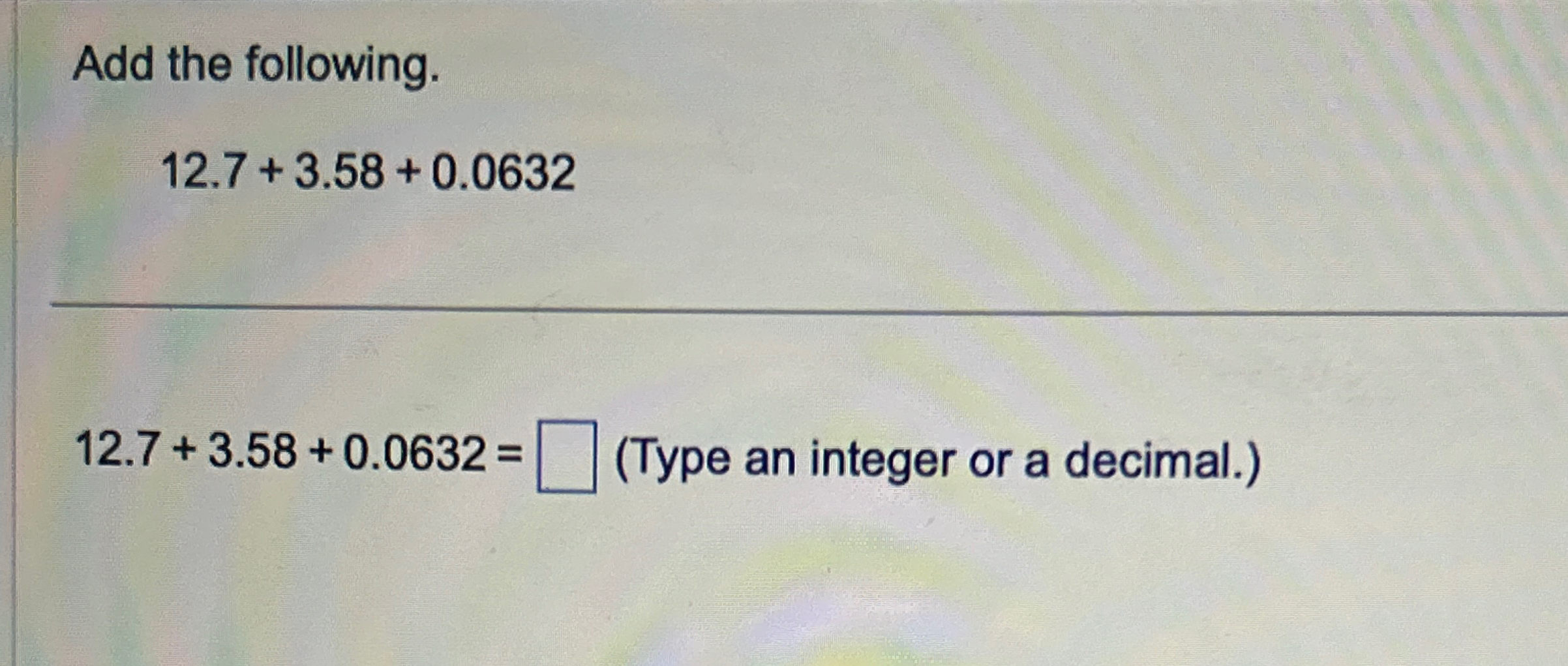 Solved Add the | Chegg.com