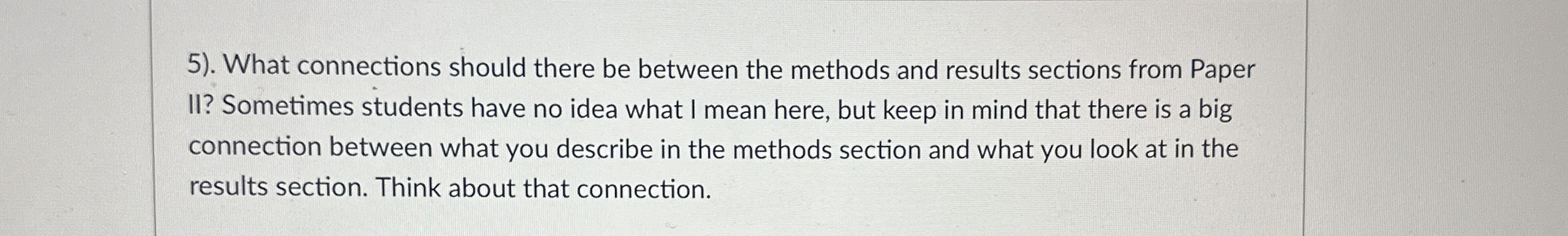 Solved . ﻿What connections should there be between the | Chegg.com