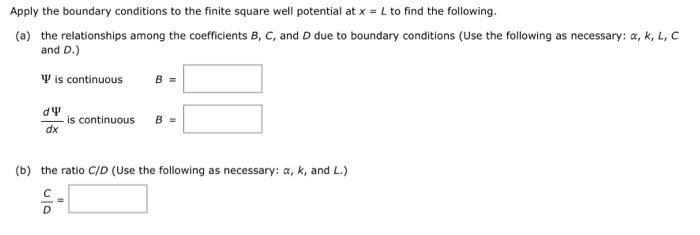Solved Apply the boundary conditions to the finite square | Chegg.com