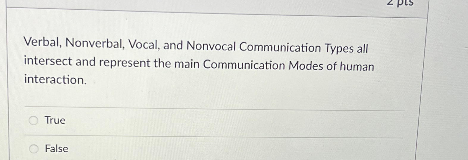 Solved Verbal, Nonverbal, Vocal, and Nonvocal Communication | Chegg.com