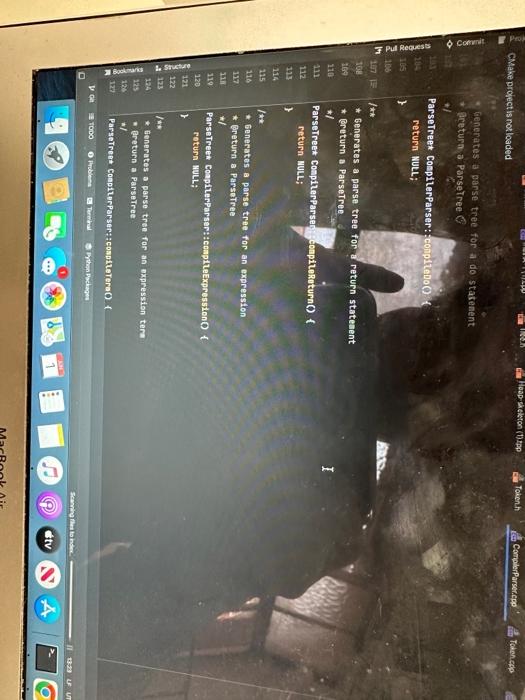 Tokens Each token has a type and corresponding value. | Chegg.com