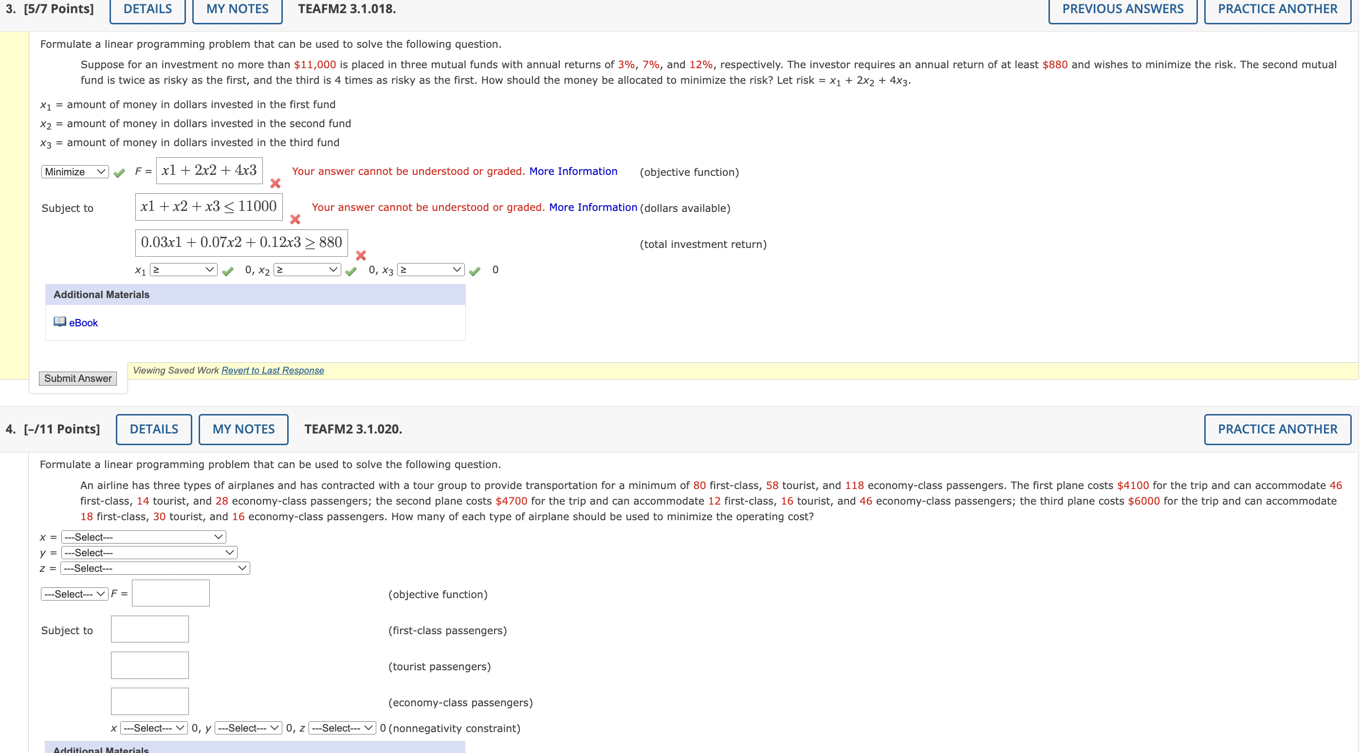 Solved Please answer all! I will give thumbs up! ﻿Formulate | Chegg.com