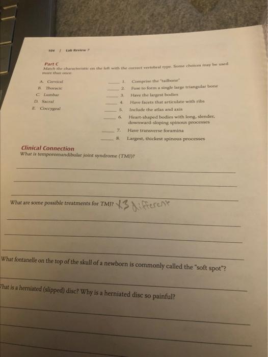 Solved 04 1 Fart Match the chance then with the correct that | Chegg.com