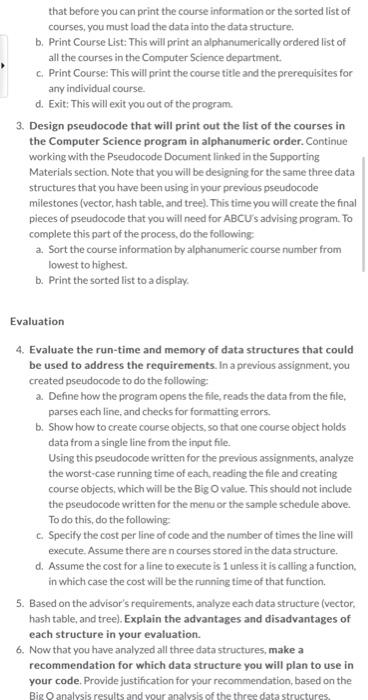 Solved Scenario The academic advisors in the Computer | Chegg.com