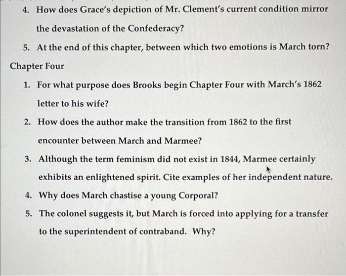 March Discussion Questions Answer each question using | Chegg.com