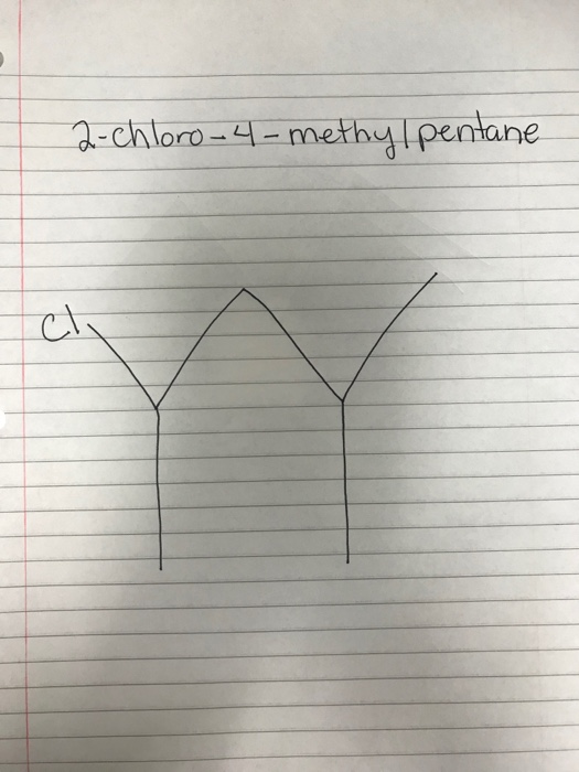 Solved 2-chloro-4-methylpentane | Chegg.com