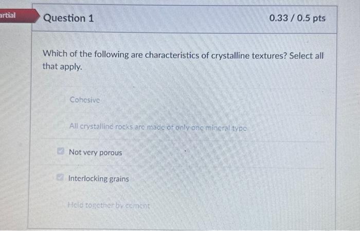 Solved Which of the following are characteristics of | Chegg.com