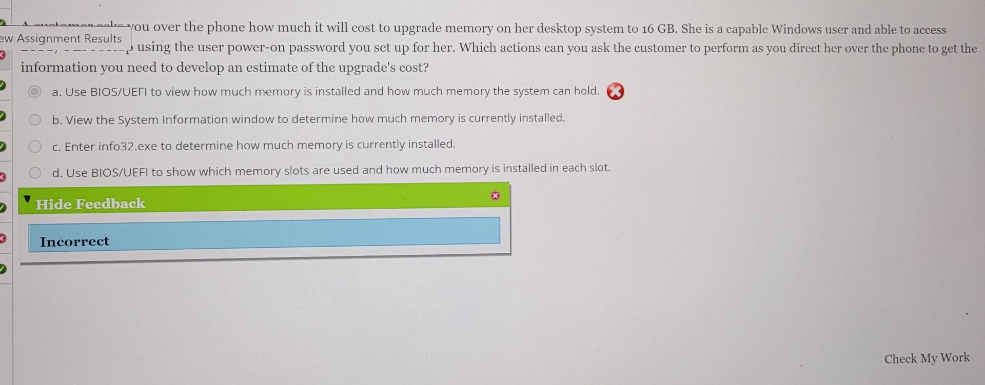 Solved a ou over the phone how much it will cost to upgrade | Chegg.com