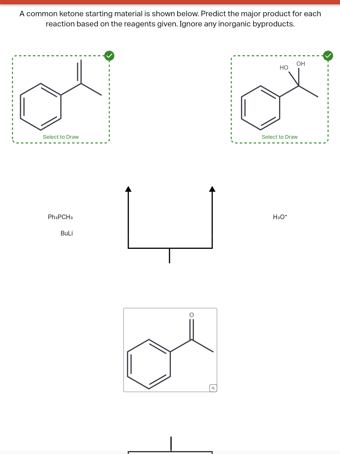 Solved A common ketone starting material is ﻿shown below. | Chegg.com