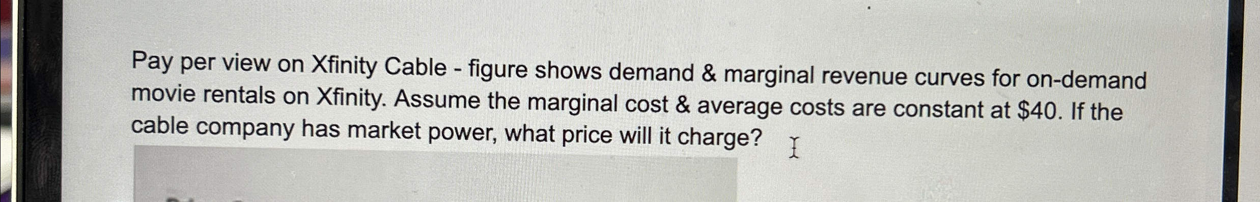 Solved Pay per view on Xfinity Cable - ﻿figure shows demand | Chegg.com