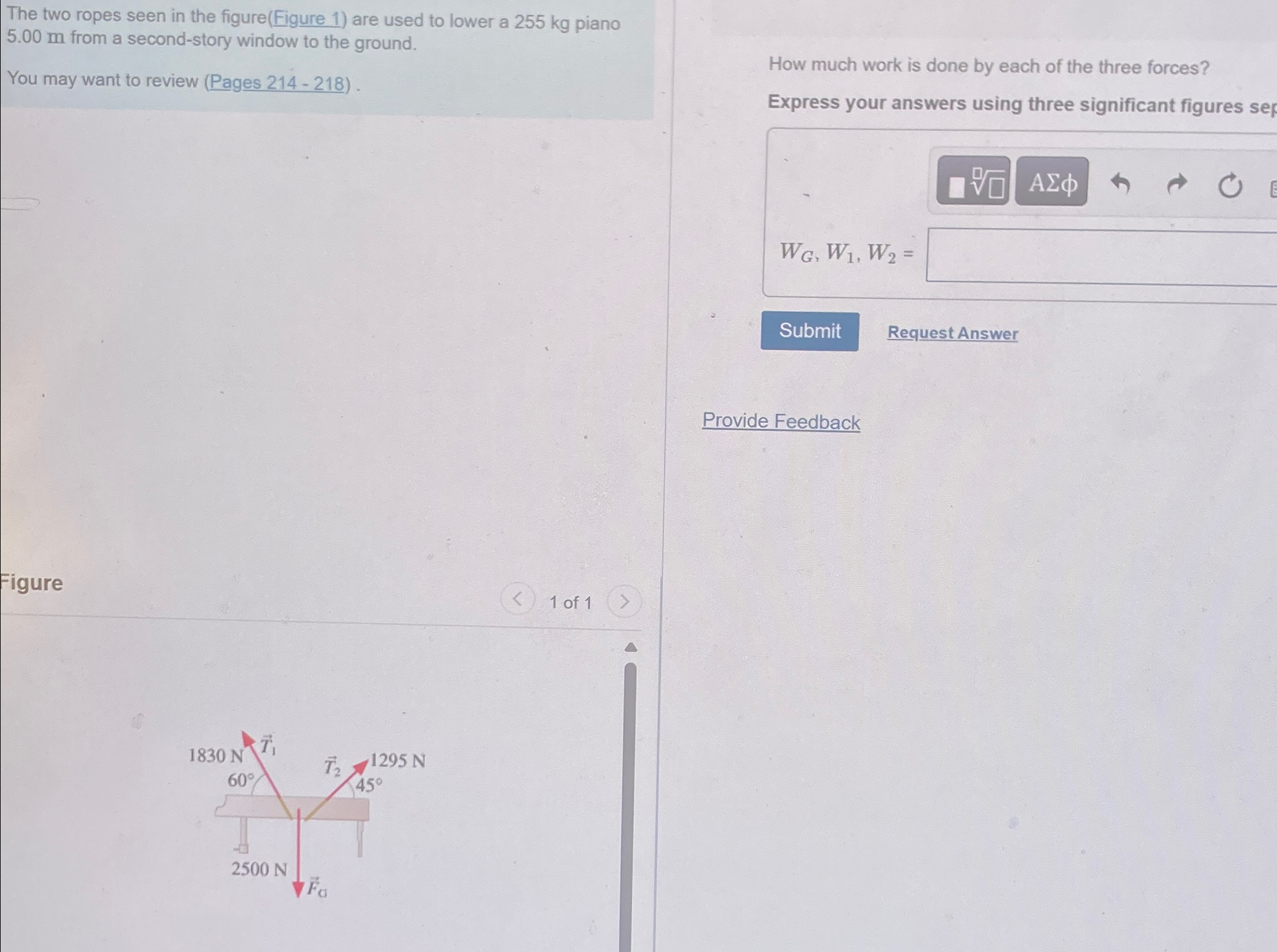 Solved The two ropes seen in the figure(Figure 1) ﻿are used | Chegg.com