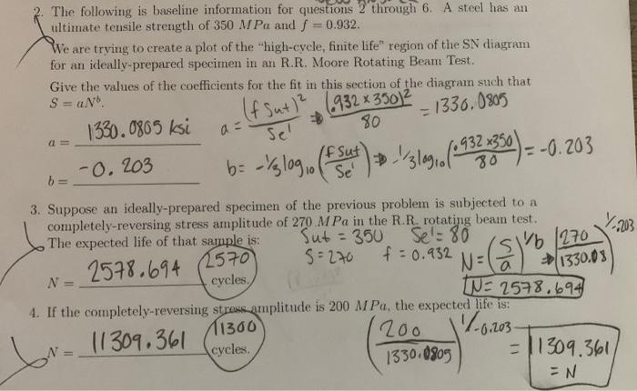 Solved 2. The following is baseline information for | Chegg.com