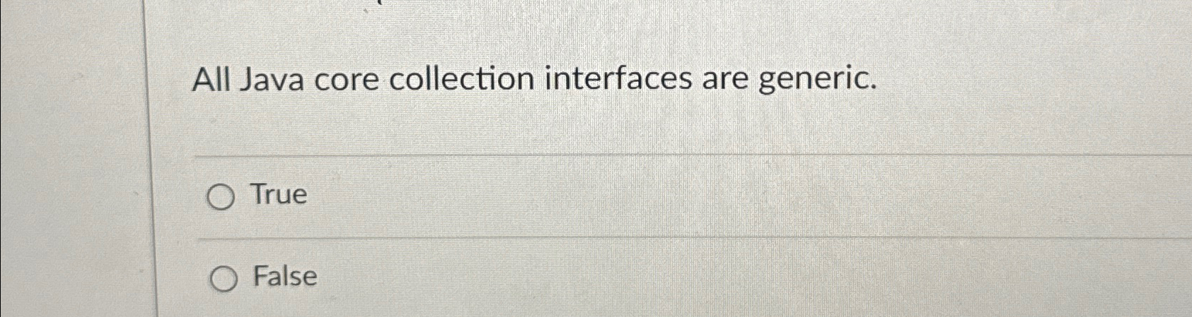 Solved All Java core collection interfaces are | Chegg.com