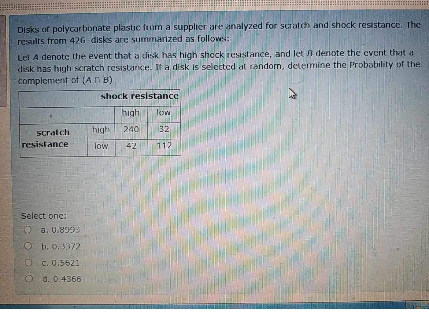 Solved Disks of polycarbonate plastic from a supplier are | Chegg.com