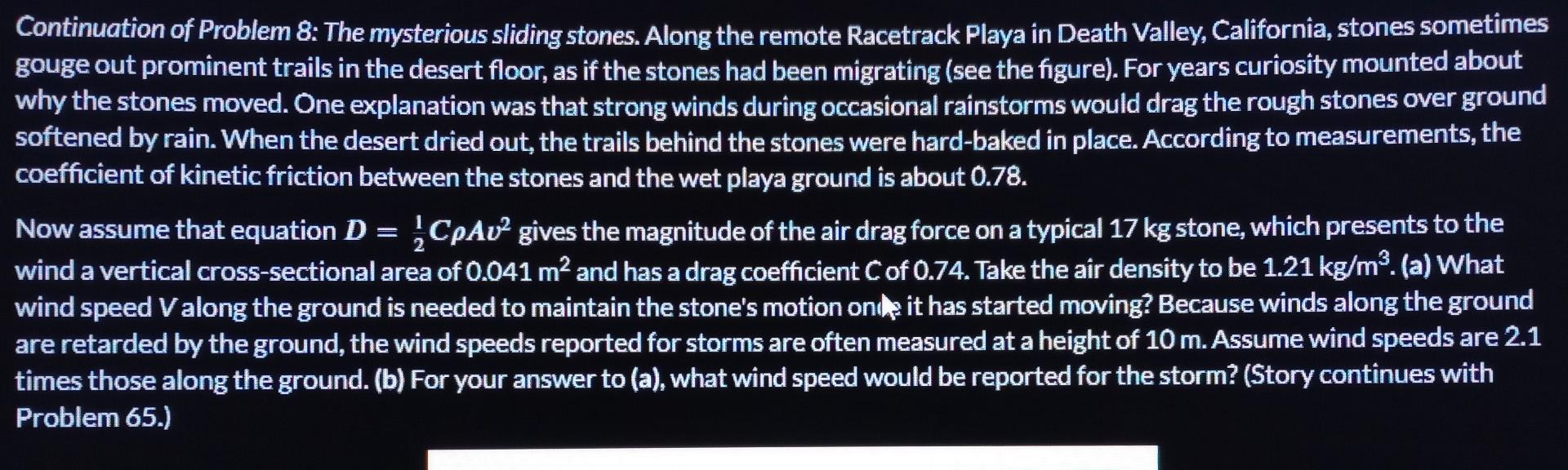 Solved Continuation of Problem 8: The mysterious sliding | Chegg.com