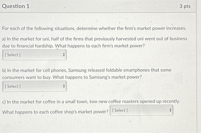 Solved For each of the following situations, determine | Chegg.com