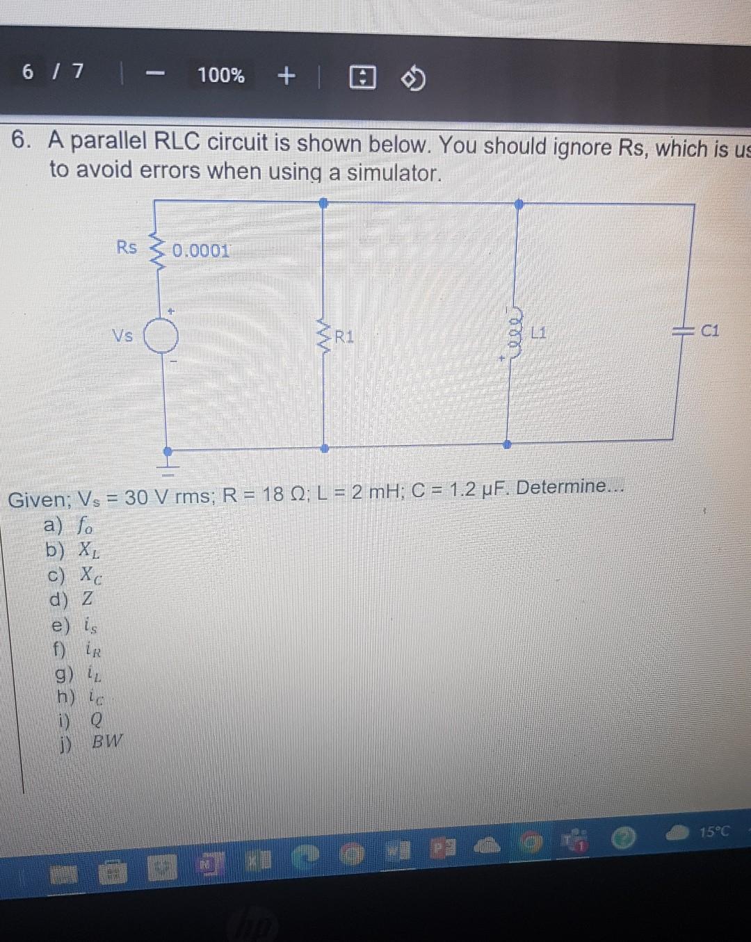 Solved 1. A series RL circuit is featured below: Is L1 R1 ww | Chegg.com