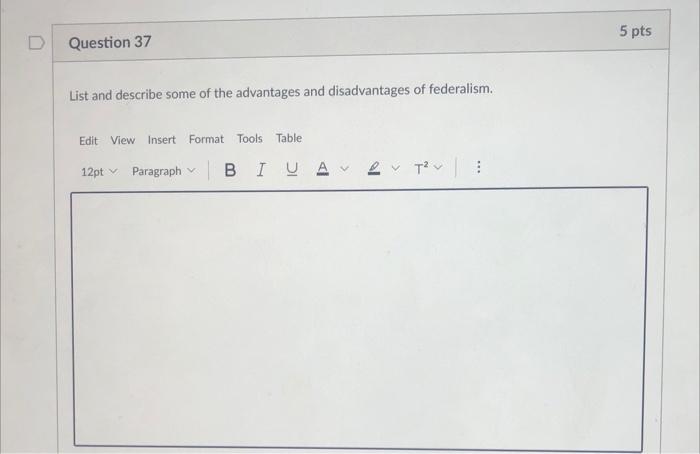Solved List and describe some of the advantages and | Chegg.com