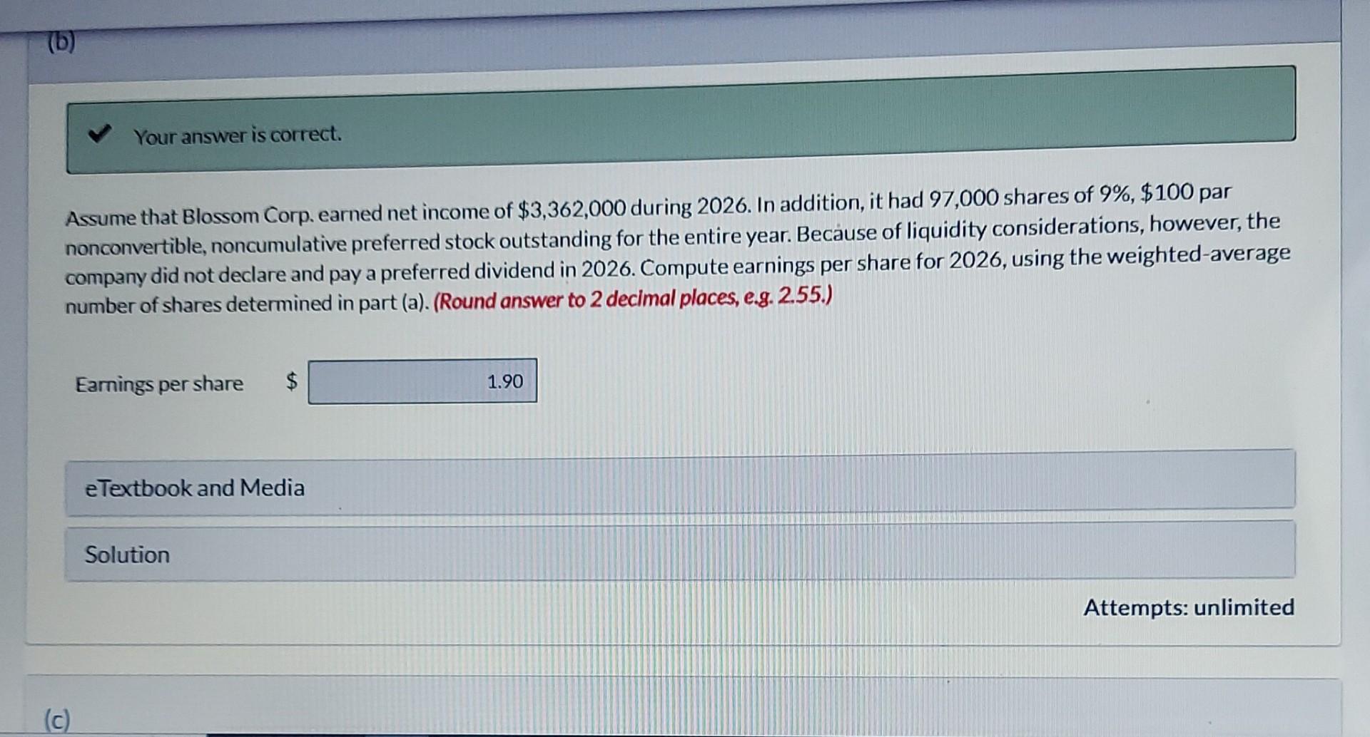 Solved On January 1, 2026, Blossom Corp. had 480,000 shares | Chegg.com