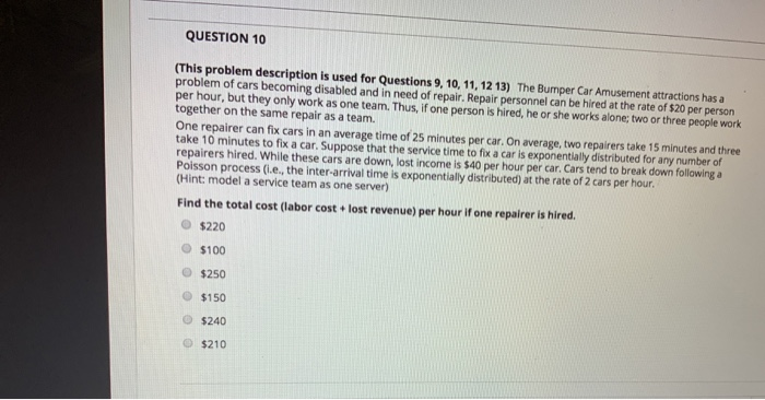 Solved QUESTION 9 5 points (This problem description is used | Chegg.com