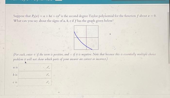 Suppose that P2(x)=a+bx+cx2 is the second degree | Chegg.com