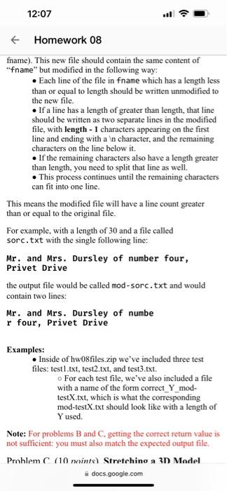 Solved Problem B. (10 points) Line Length PEP-8, the python | Chegg.com