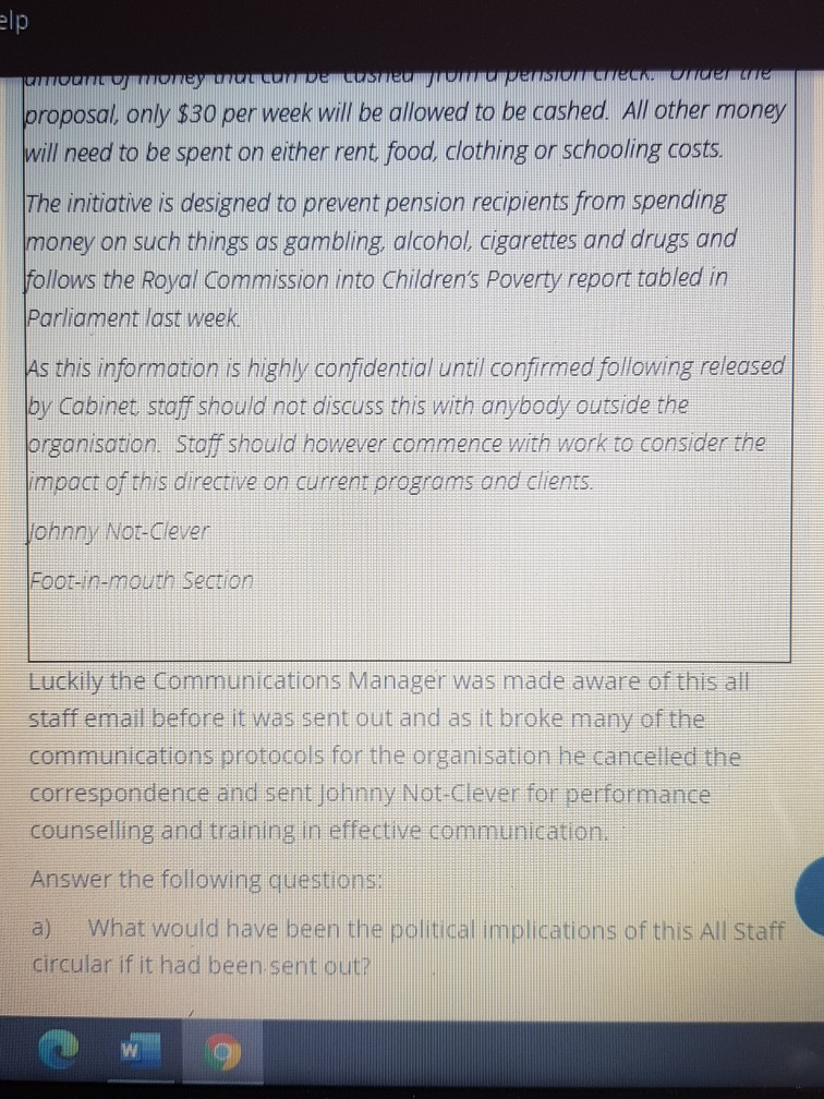 Solved community service use the first screen shots to | Chegg.com