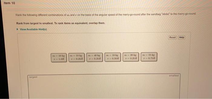 Solved Amorty-founderadus shown in the figures rotating at | Chegg.com