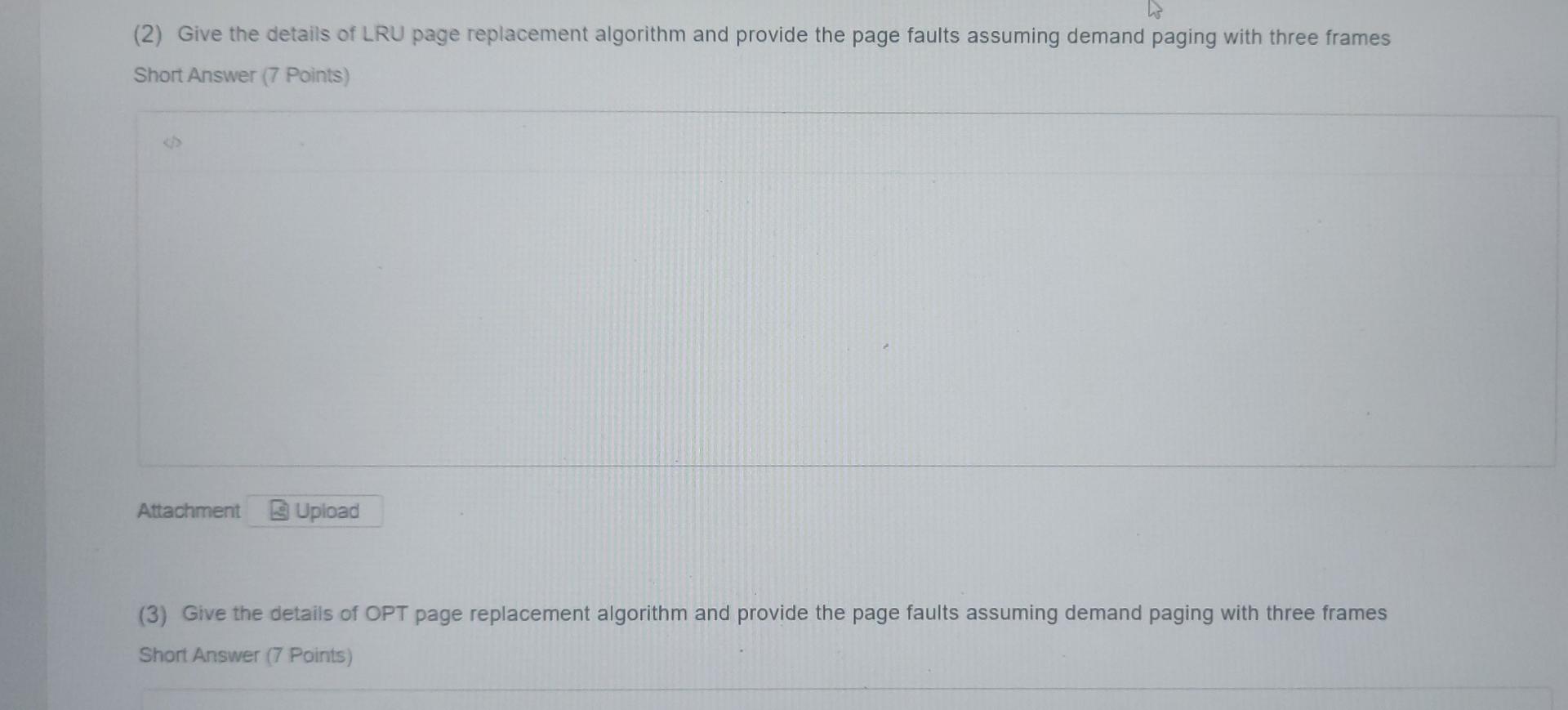 18. Apply the (1) FIFO, (2) LRU, and (3) optimal | Chegg.com