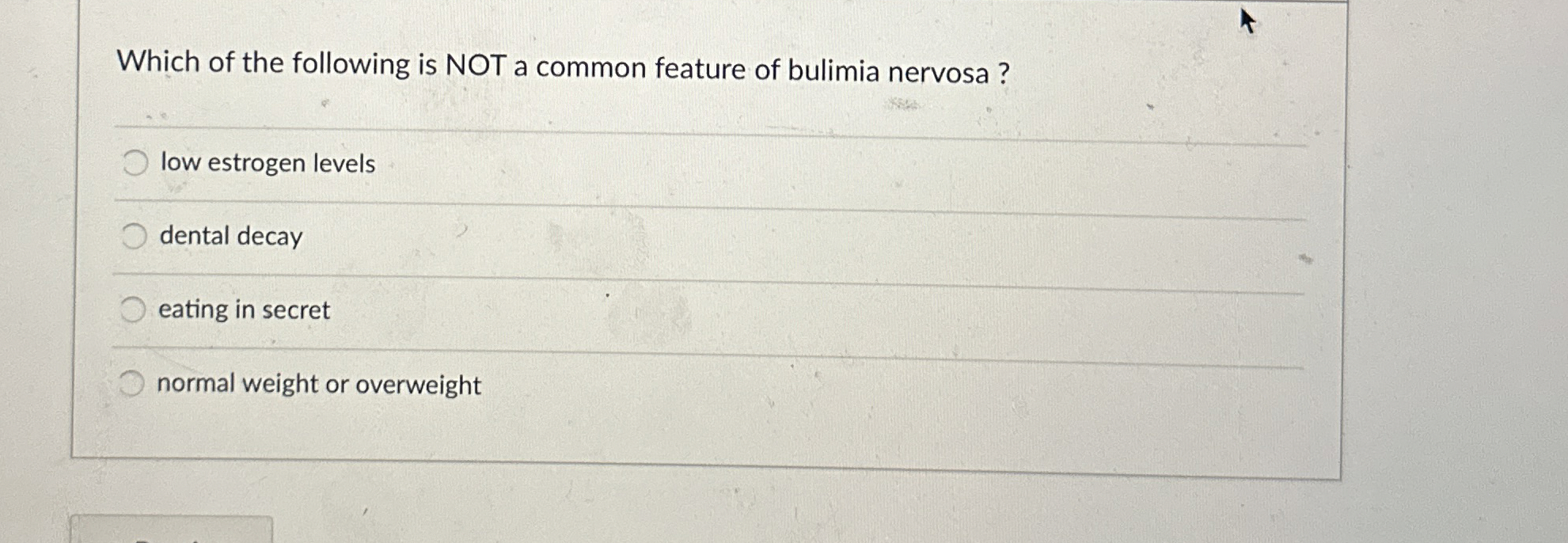 Solved Which of the following is NOT a common feature of | Chegg.com