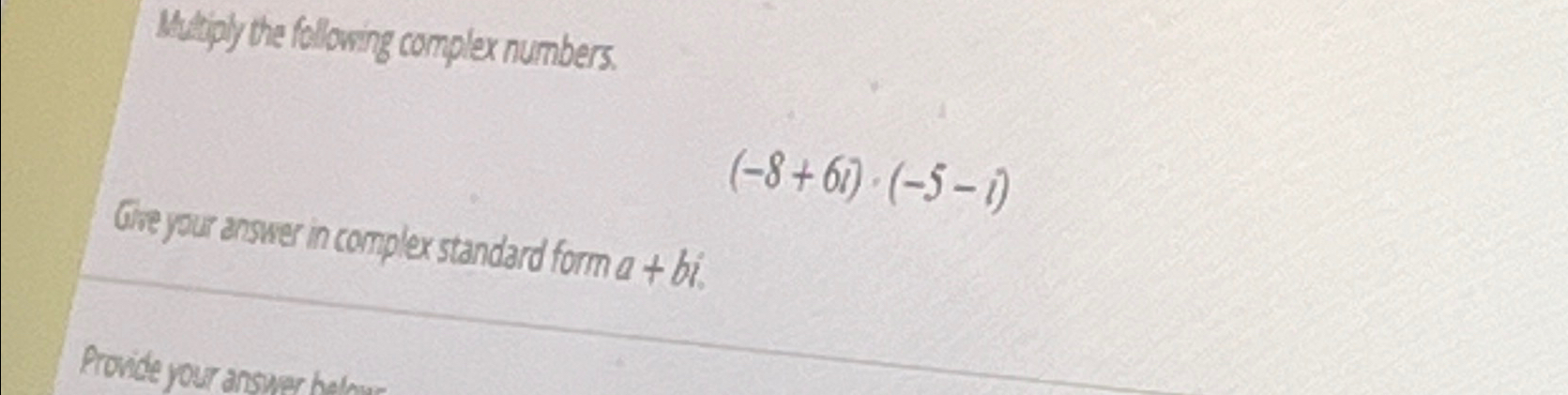 Solved Shetiply the following complex | Chegg.com