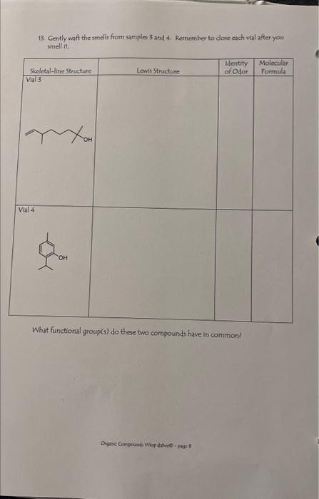 Solved Recognizing functional groups \& Converting between | Chegg.com