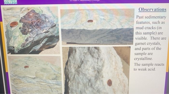 Solved Geology for Engineers Lab 4 Activity 2-Identification | Chegg.com