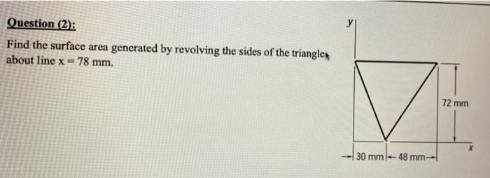 Solved Find the surface area generated by revolving the | Chegg.com