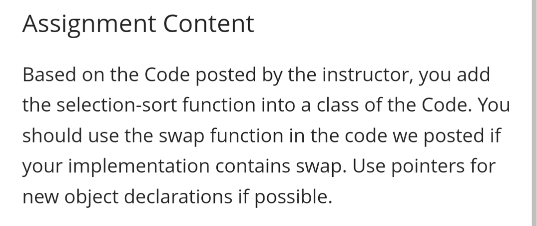 Solved Assignment Content Based on the Code posted by the | Chegg.com