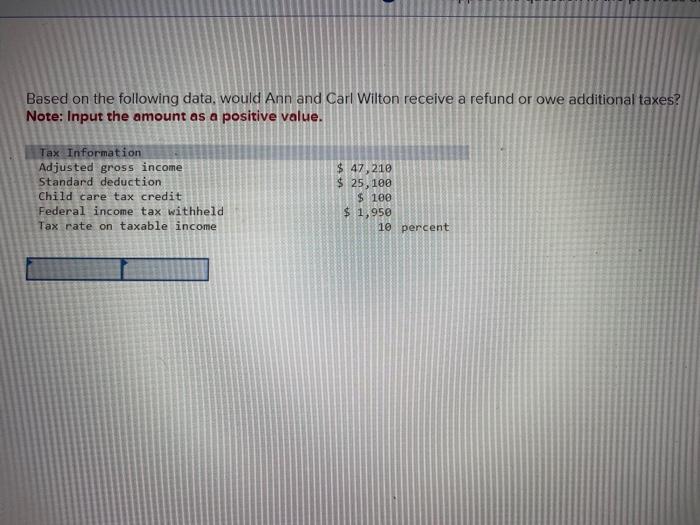 Solved Based on the following data, would Ann and Carl | Chegg.com