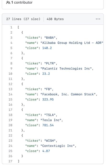 Solved 2 Part 1 - Calculate the total value of a stock | Chegg.com