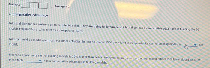 Solved Felix and Eleanor are partners at an architecture | Chegg.com