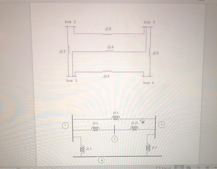 Solved Q1 Determine the Y bus matrix for the power system | Chegg.com