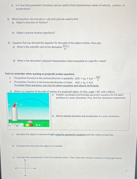 Solved Analysis Part 2: Finding a position-time graph and | Chegg.com