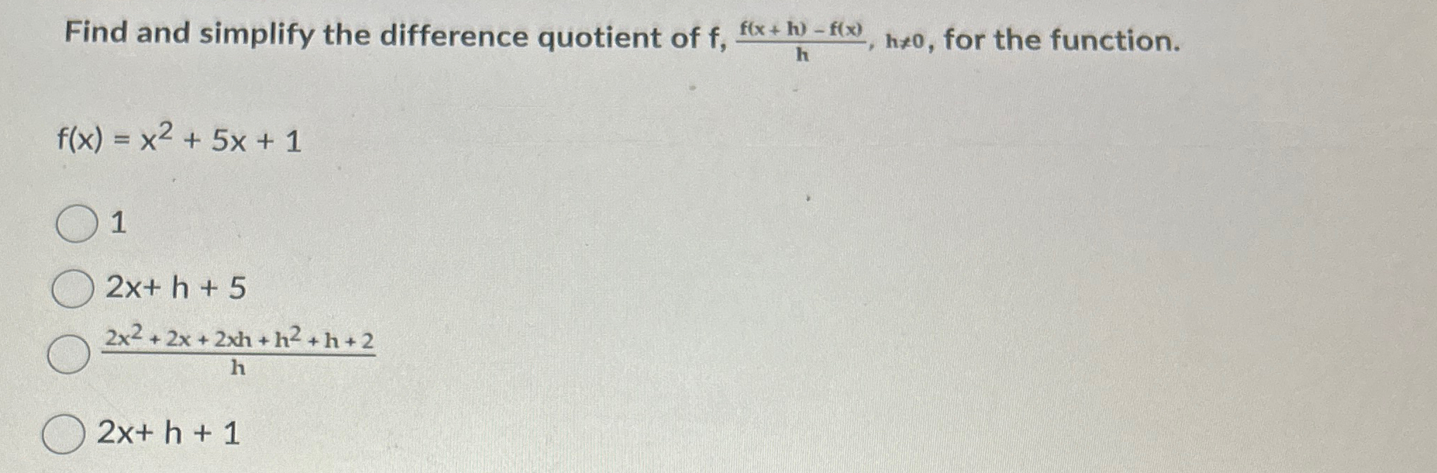 Solved Find and simplify the difference quotient of | Chegg.com