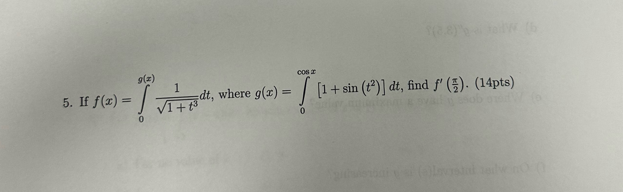 Solved If f(x)=∫0g(x)11+t32dt, ﻿where | Chegg.com