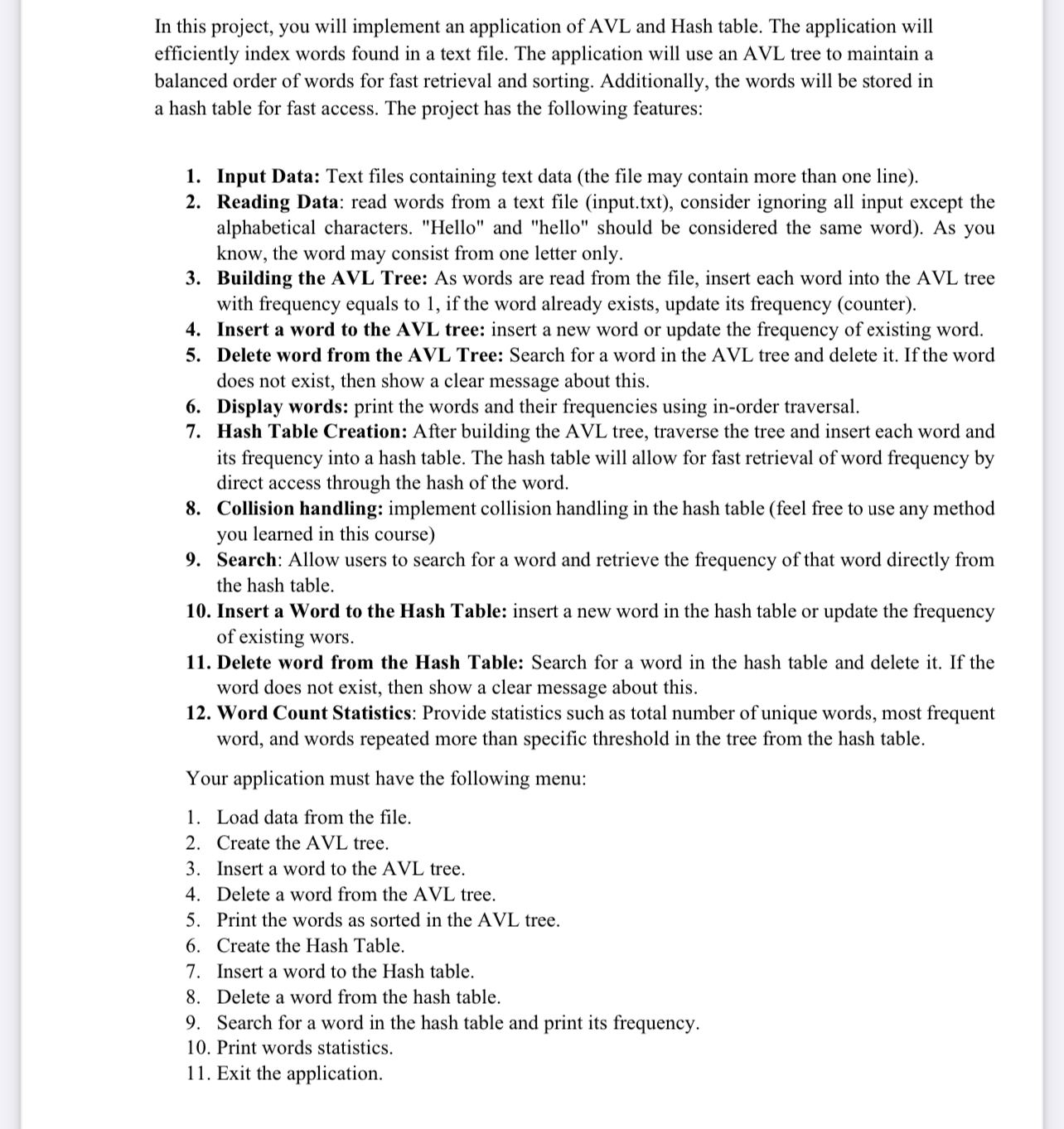 Solved In this project, you will implement an application of | Chegg.com